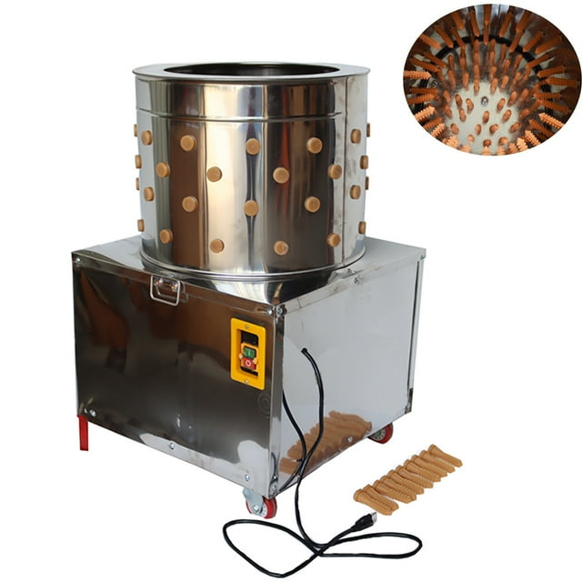 INTBUYING Electric Feather Plucking Machine De-Feather Remover for ...