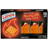 Lance Gold-N-Chees Baked Cheese Snack Crackers, Single-Serve 2.25 oz ...