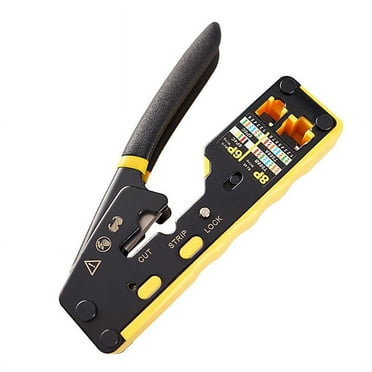 RJ45 Connector and Patch Cord Removal Tool with Wide Flat Nose Jaws ...