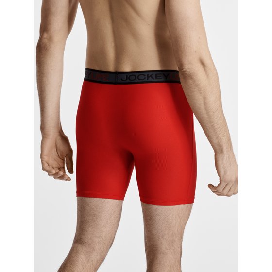 Jockey Life - Jockey Life Men's Breathe Micro Mesh Long-Leg Boxer Brief ...