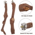 Tineasur Set of 2 Small Parrot Perches Grapevine Bird Stands in Light ...