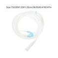 Zcyifa 4ft Super Soft Silicone Nasal Cannula, Reusable Oxygen Tubing, Breathing Medical ...