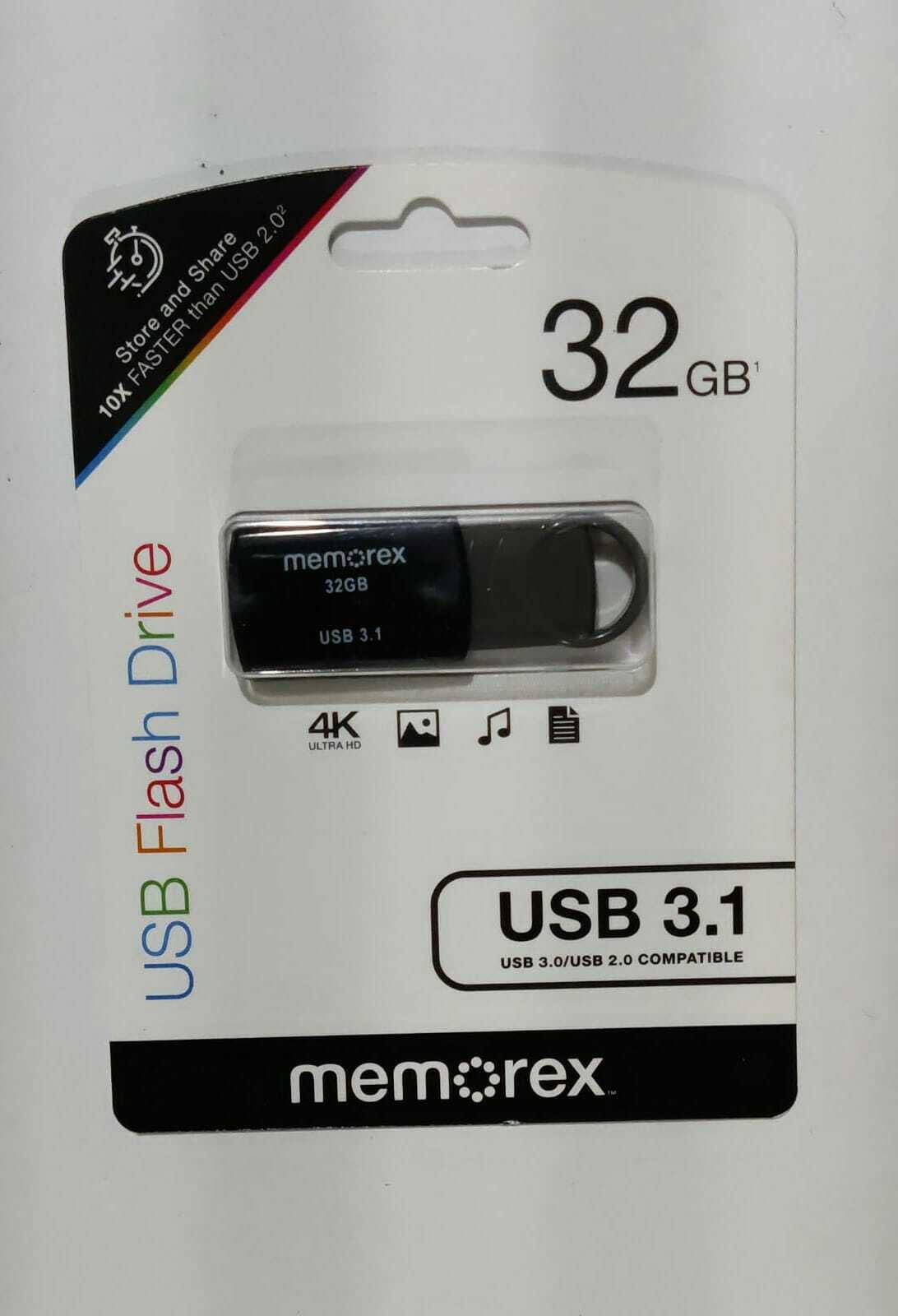 Memorex 32gb Flash Drive USB 3.1, Black - Walmart.com