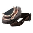 Steampunk Padded Motorcycle Goggles Adjustable Strap Costume Brown ...