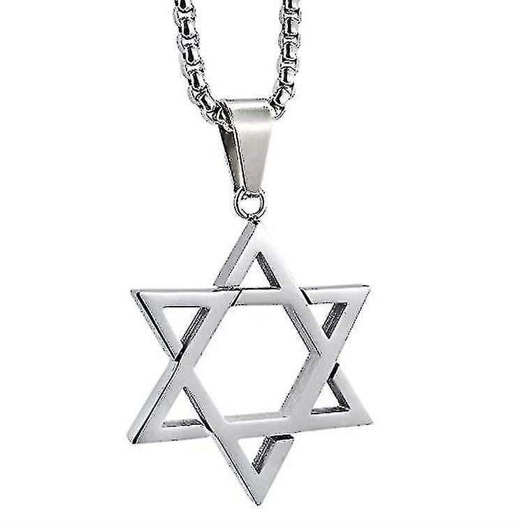 Click here for Geecy Mens Star Of David Necklace - 22 Inch Yzk prices