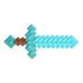 Minecraft Diamond Sword Battle Toy, Kid-Sized for Role-Play & Costumes ...