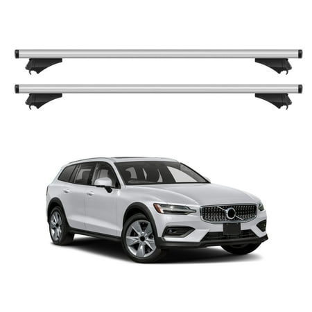 Roof Rack For Volvo V60 2019-2022 Cross Bars Carrier Aluminum Silver 2 ...