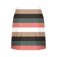 Bovxnpu Women's Satin Mini Skirt Casual Print High Waisted Summer ...