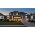 Defiant Radius Matte Black Single Cylinder Electronic Keypad Deadbolt ...