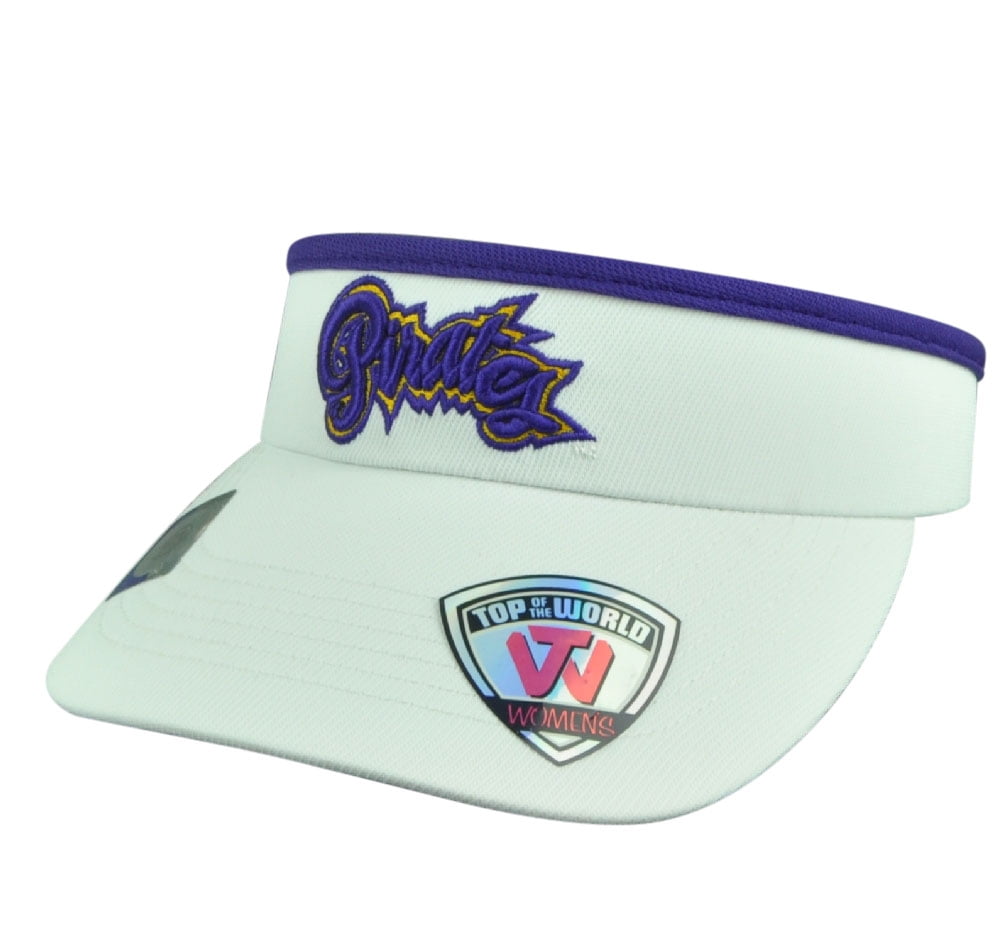 NCAA East Carolina Pirates ECU Top of the World Womens Cut Sun Visor ...