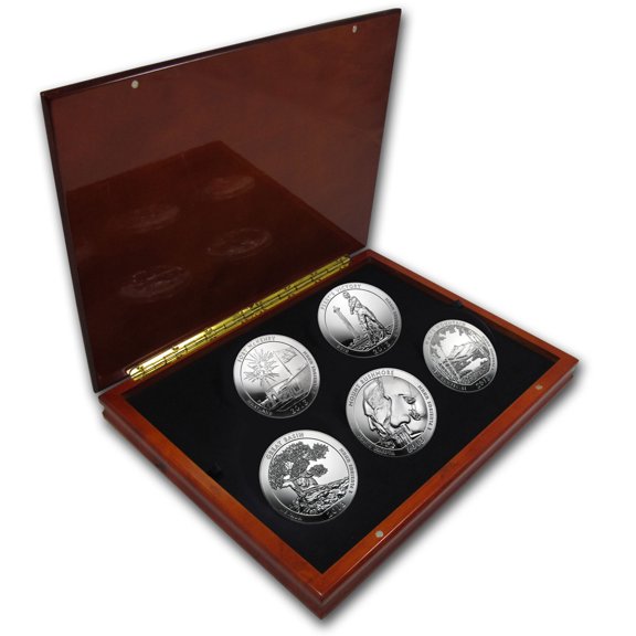 2011 5-Coin 5 oz Silver ATB Set (America the Beautiful) - Walmart.com