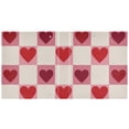 Beige Pink Plaids Red Color Heart Valentine Round Ring Binder 3 Rings 1 ...