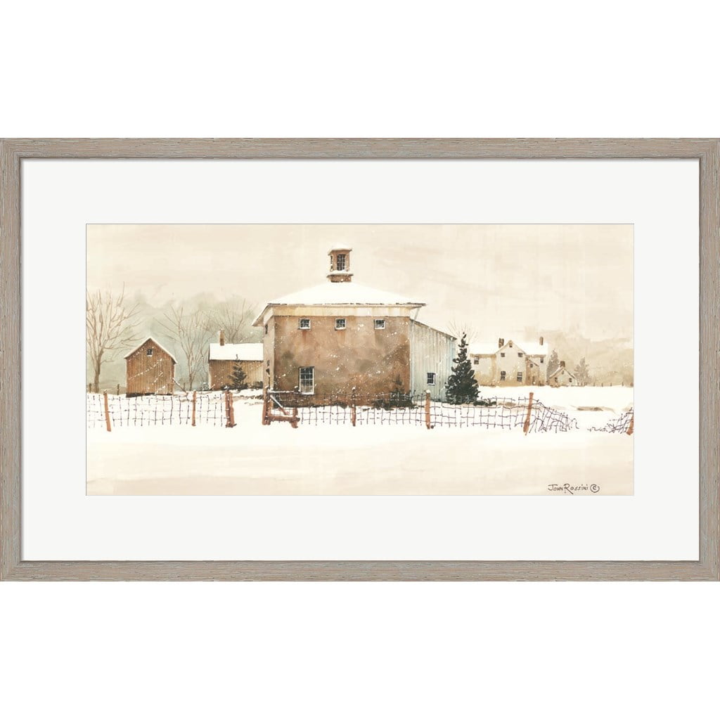 Great Art Now Open Gate by John Rossini, Framed Wall Art, 26W x 16H ...