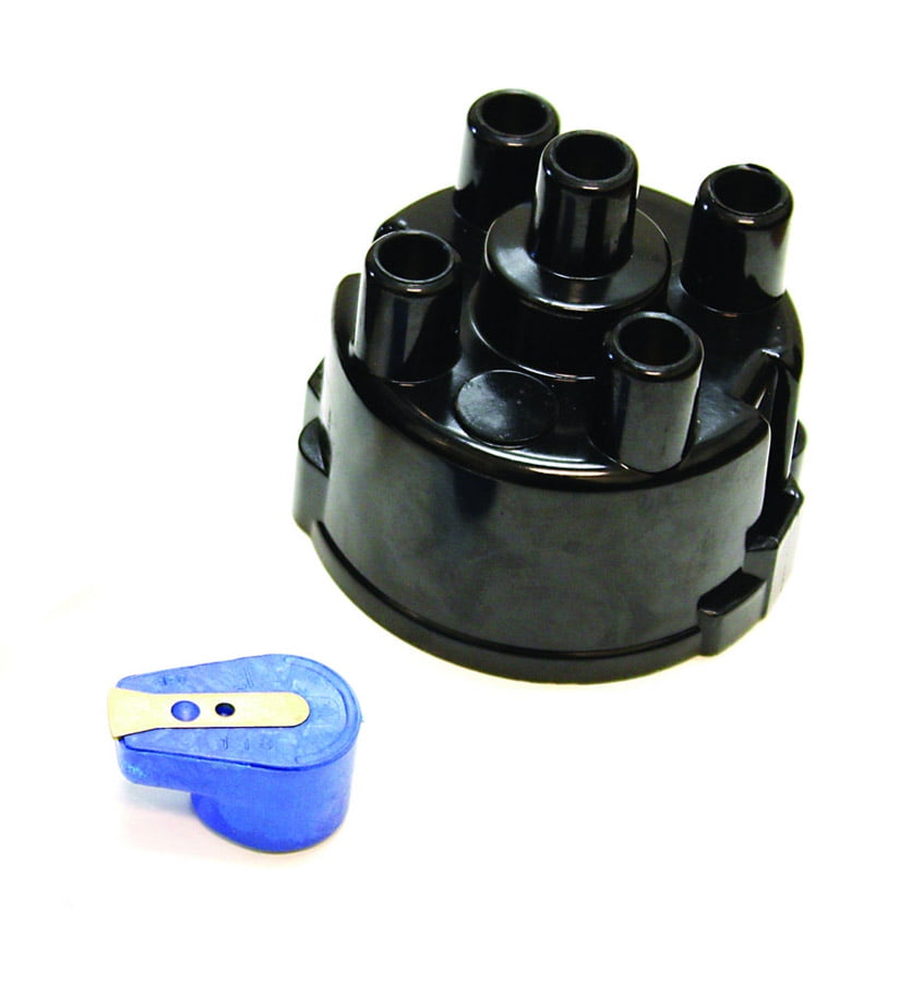 Pertronix 4 Cylinder Top Exit Black Socket Style Cap/Rotor Kit P/N ...