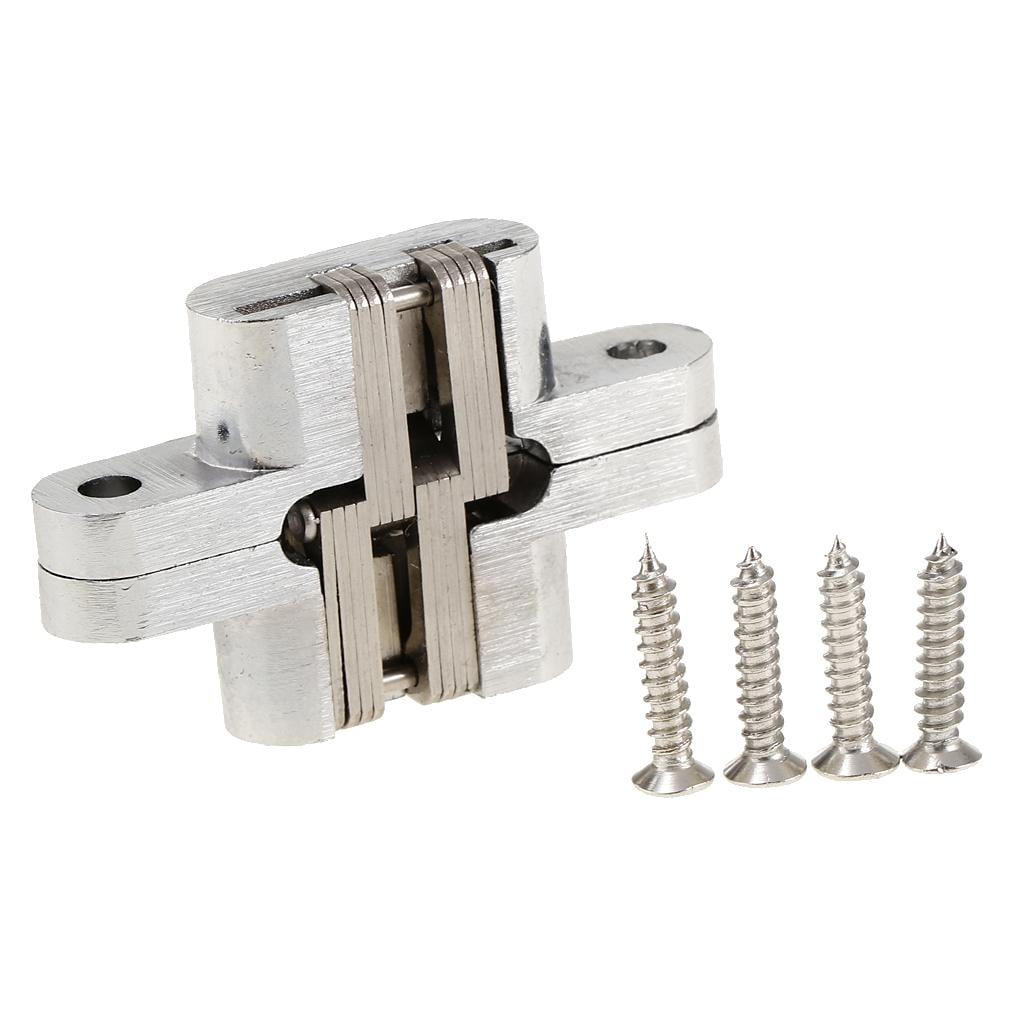 Heavy Duty HStainless Steel Conceal Hinge Invisible Door Worktop Hinges ...