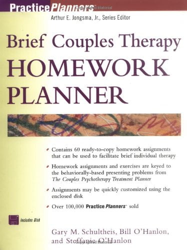 Pre-Owned Brief Couples Therapy Homework Planner (PracticePlanners ...