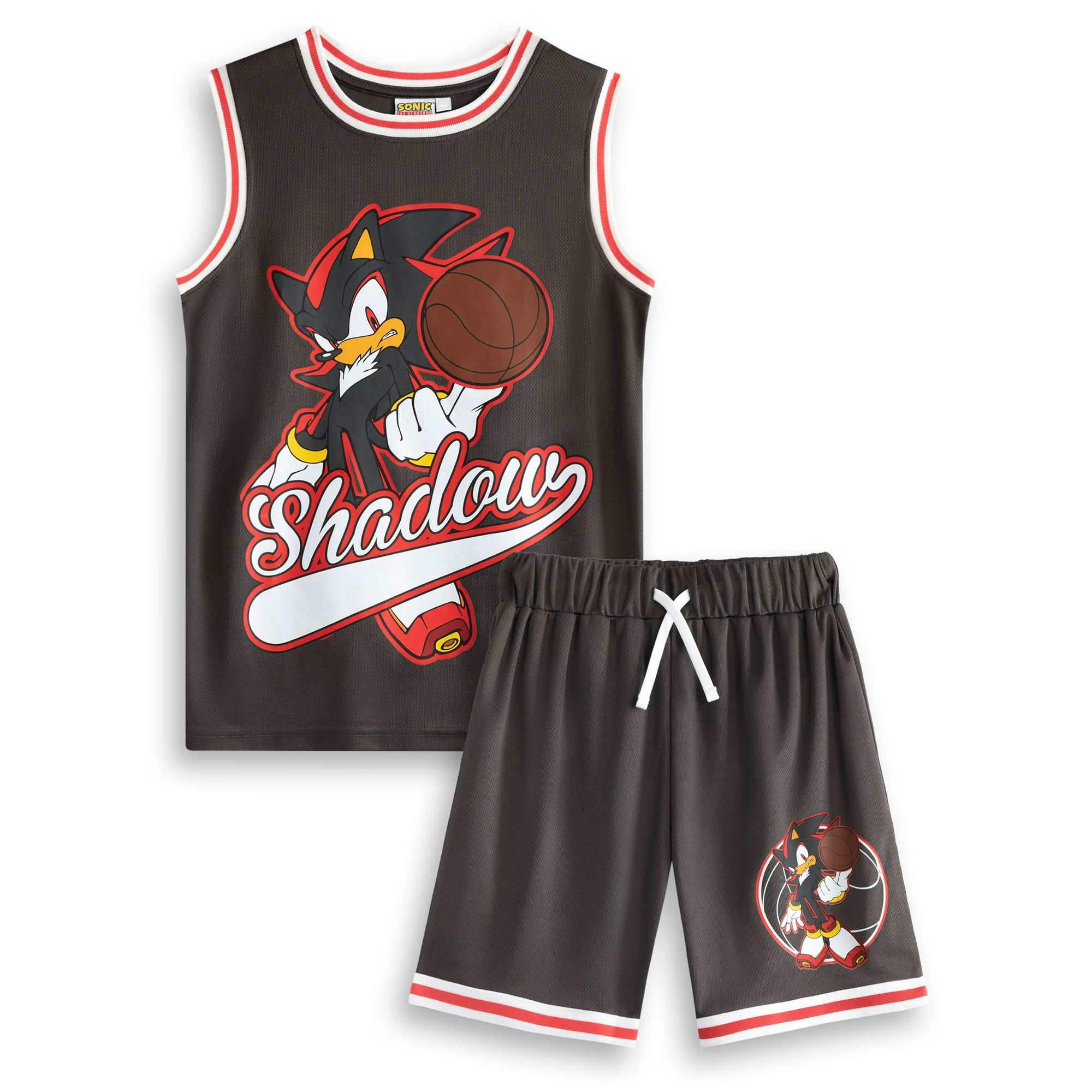 Click here for Sonic The Hedgehog Boys Black 2 Piece Basketball S... prices