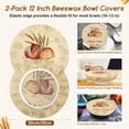 2Pack Beeswax Bowl Covers for Bread Proofing, Large 12inch Sourdough ...