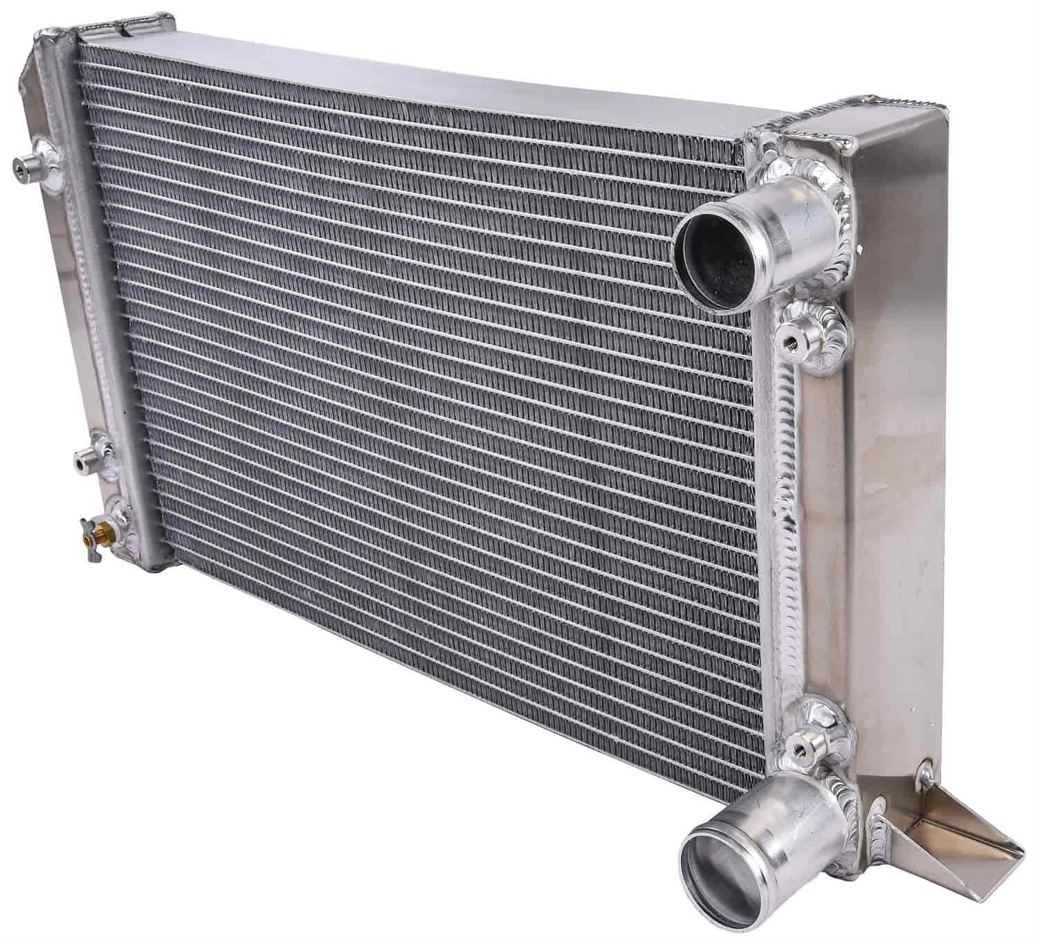 JEGS 51965 Scirocco/Pro Stock Style Radiator 2 Row 1 in. Tubes ...