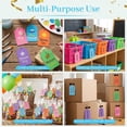 120PCS Gift Tags with String Attached, 1.6 x 2.8 inch Colored Paper ...