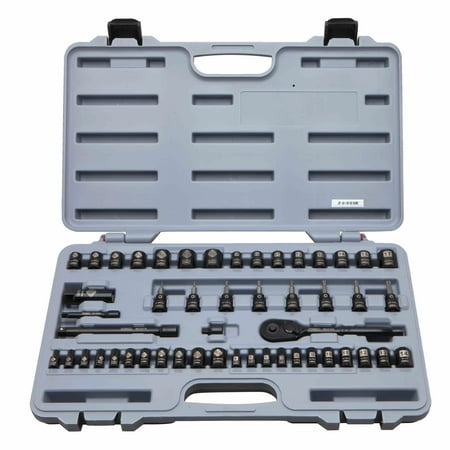 Stanley - 50 Pc Black Chrome Socket Set – BrickSeek