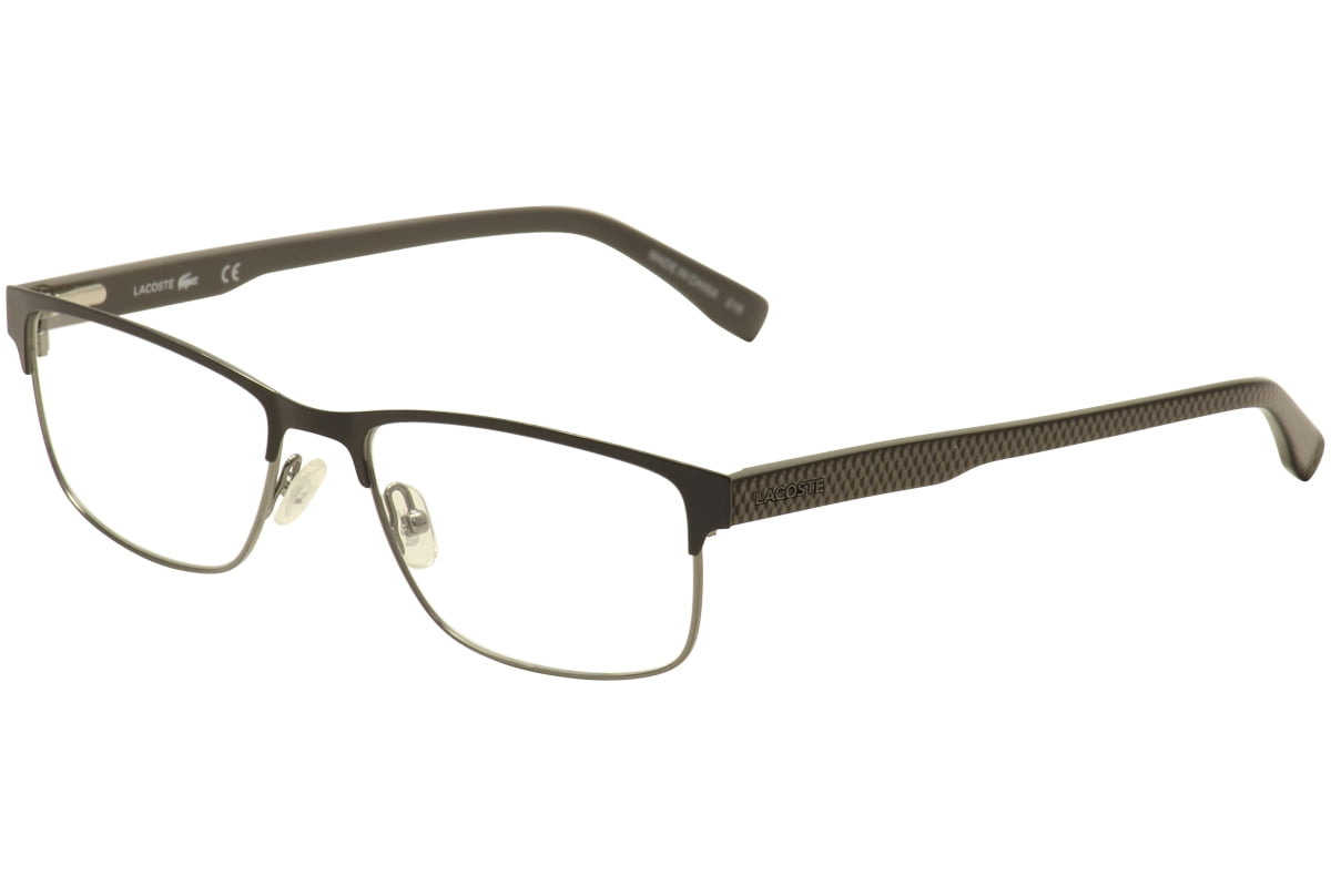 Lacoste Mens Eyeglasses L2217 L2217 033 Gunmetal Full Rim Optical Frame 54mm