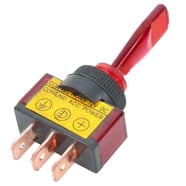 HELLA H61928001 Switch Rocker SPST INC Red - Walmart.com