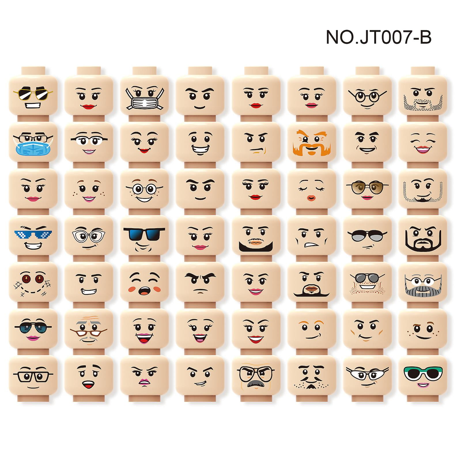 Click here for Zmnew 56pcs Minifigure Expressions Set Minifigures... prices