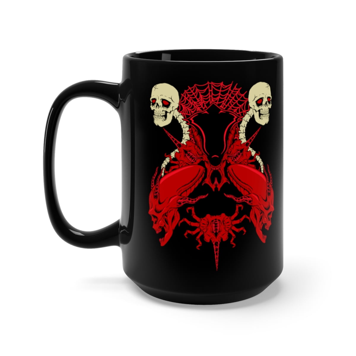 Alien Xenomorph Mother Coffee Mug, 15oz, Black - Walmart.com