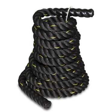 ZENY 1.5" Workout Strength Training Undulation Poly Dacron Battle Rope ...