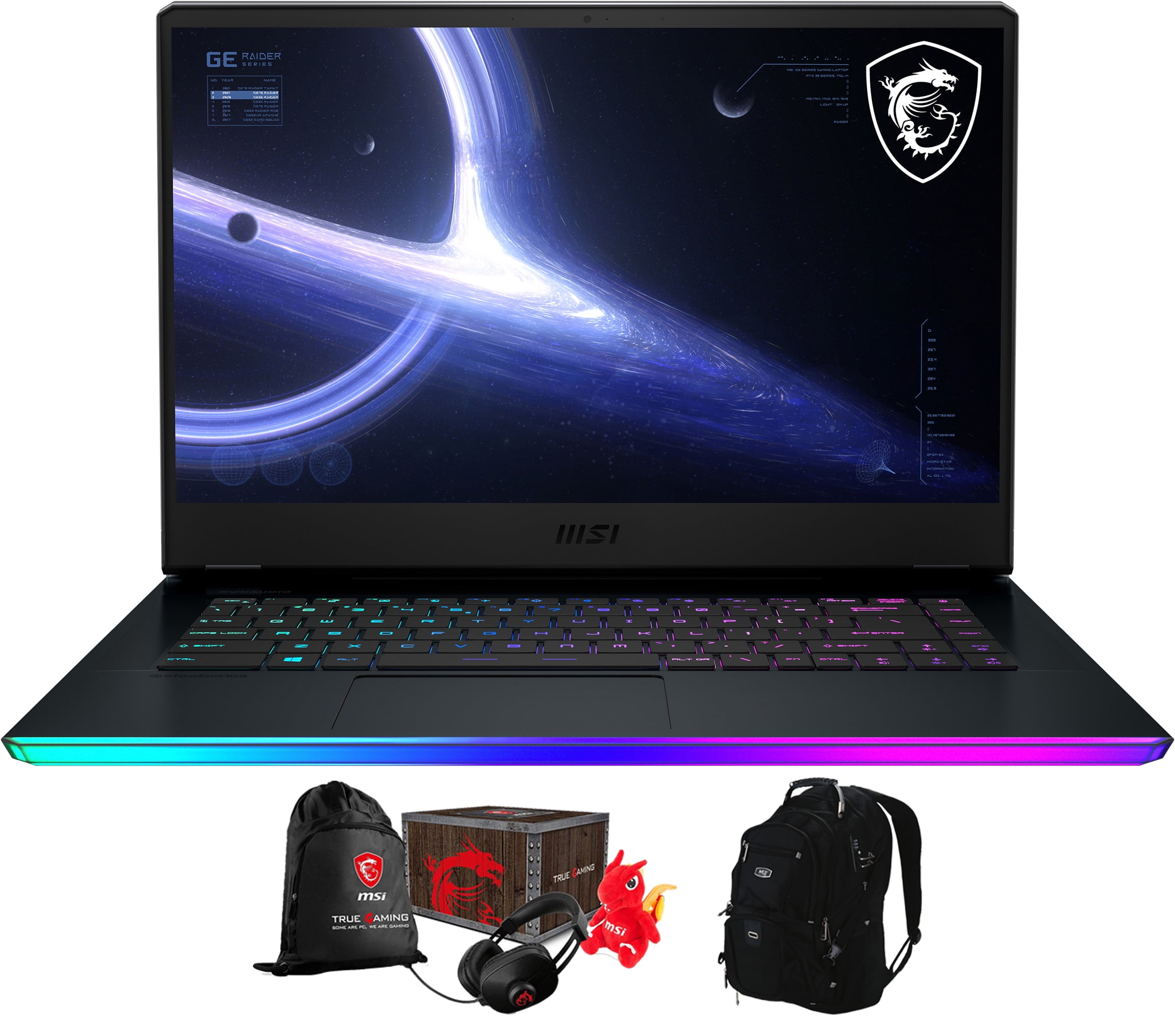 MSI GE66 Raider 11UG-070-15 Gaming Laptop (Intel i7-11800H 8-Core, 15 ...