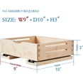 Fully Assembled Drawer Wood Pull Out Tray Drawer Box Kitchen Cabinet ...