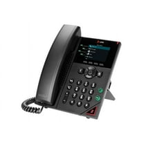 Poly Edge E220 IP Phone - Corded - Corded - Bluetooth - Desktop, Wall Mountable - Black - VoIP ...