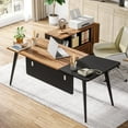 Tribesigns Large Computer Desk 70 Inch Executive Office Desk, Modern ...