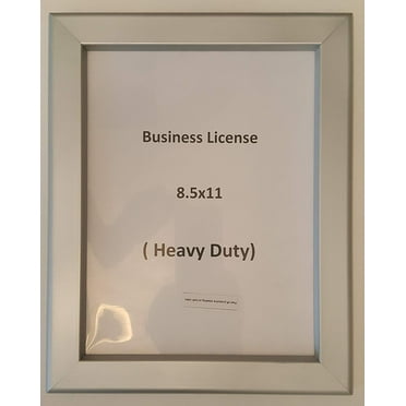 Business License Certificate Frame NV 8.5x11 ( Heavy Duty ) - Walmart.com