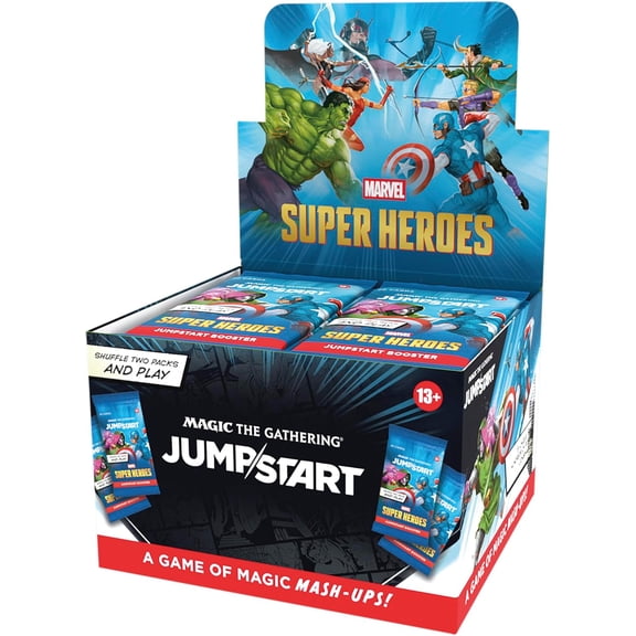Magic: The Gathering Marvel Super Heroes Jumpstart Booster Box - 24 ...