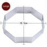 Casewin Non-Toxic 3 Tier Brownie & Cake Baking Pans, Small to Large ...