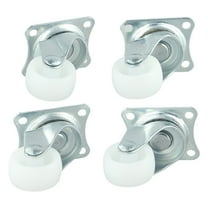 4Pcs 25mm Swivel Casters Heavy Duty Furniture Wheel Castor Silent ...