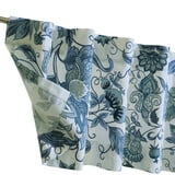 Loft Living Janet Light Filtering Valance - Blue - Walmart.com