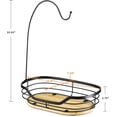 Banana Holder - Fruit Basket with Banana H - Banana Hanger with Bamboo ...