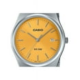 Casio Standard Analog Stainless Steel Yellow Dial Quartz Mtp B145d 9av