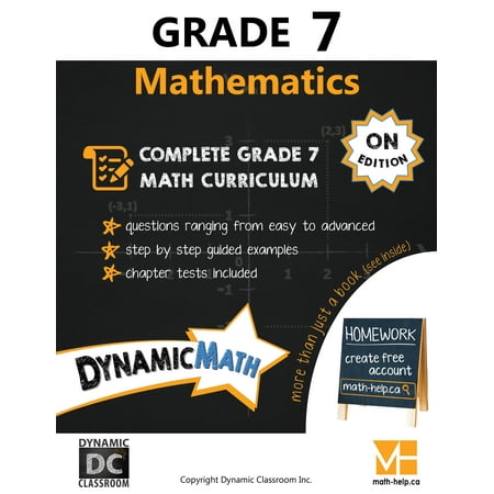 Dynamic Math Workbook for Grade 7, aligned to the Ontario curriculum ...