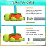 HEJULIK Outdoor Sprinkler for Kids - Backyard Rotating Turtle Sprinkler ...