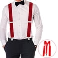 Adjustable Unisex Suspenders – 110cm Y-Back with Durable Metal Clips ...