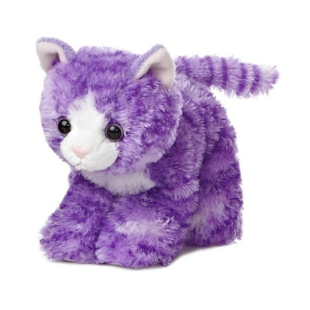 Molly Purple Cat Mini Flopsie 8" - Stuffed Animal by Aurora Plush ...