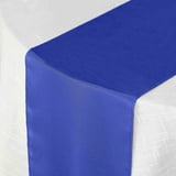 BalsaCircle 12" x 108" Polyester Table Top Runner Royal Blue - Walmart.com