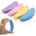 80 Count Mini Nail Buffers Kit, 100/180 Grit Buffing Blocks Small Nail ...