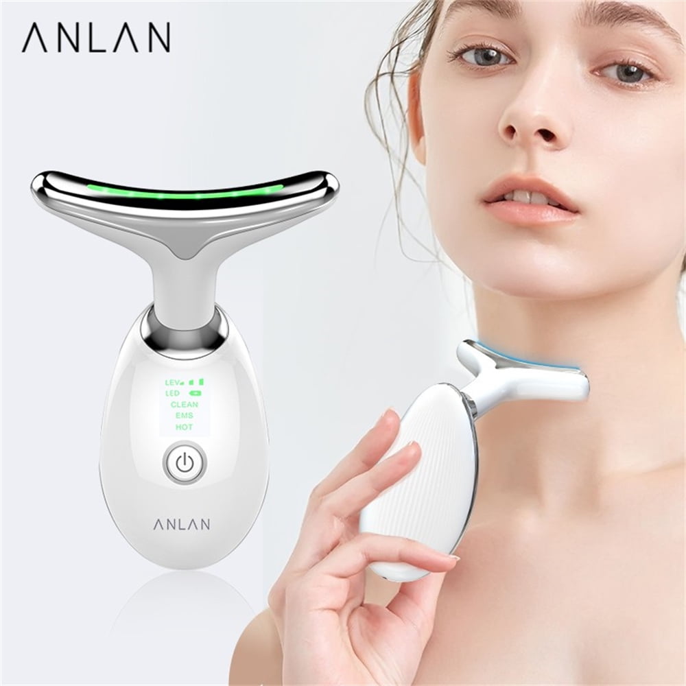 ANLAN Face Massager Neck Beauty Device Anti-Wrinkle Face Device with 3 ...
