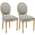 Furniliving Farmhouse Wood French Country Dining Chairs, Set of 2 ...