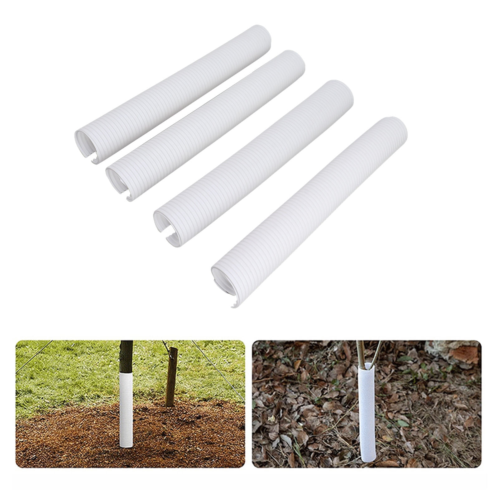 Tree Trunk Protector, Plastic Tree Bark Protector Wrap Grow Tubes To ...